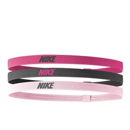 Nike - "Mixed Width" Stirnband (3er-Pack) (Pink/Grau)