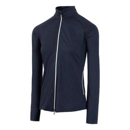 Island Green - Jacke Durchgehender Rei&szlig;verschluss f&uuml;r Damen (Marineblau)