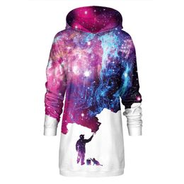 Mr. Gugu & Miss Go "Galaxy Painter" Oversize Hoodie-Kleid