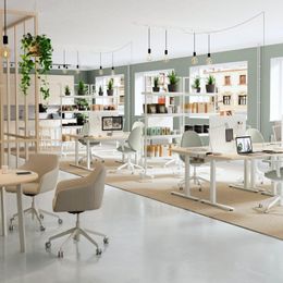 IKEA MITTZON Gestell mit Rollen/Ablage
