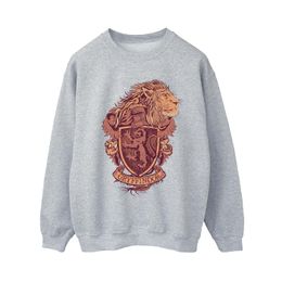 Harry Potter - "Gryffindor" Sweatshirt f&uuml;r Damen (Grau)