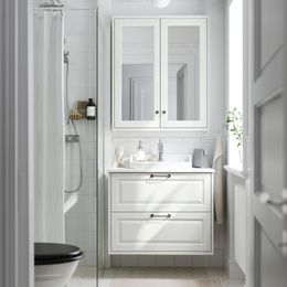 IKEA T&Auml;NNFORSEN / RUTSJ&Ouml;N Waschbschr+Schubladen/Waschb/Mibatt