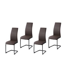 HTI-Living Schwingstuhl SallyP PU Braun