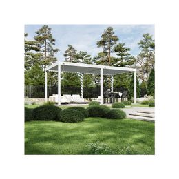 Weide Classic Pergola Aluminium freistehend 3 x 6 M Lamellendach wei&szlig;?