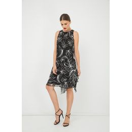 &Auml;rmelloses Kleid mit R&uuml;schendetail
