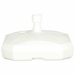 Enne Plastica Schirmst&auml;nder 50 Liter, bef&uuml;llbar, mit Rolle, wei&szlig; Polyethylen-HD, f&uuml;r