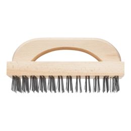 Pferd HBB Blockb&uuml;rste mit Griff aus Holz, 8-reihig, Stahldraht &Oslash;0,45 mm, 43678003)
