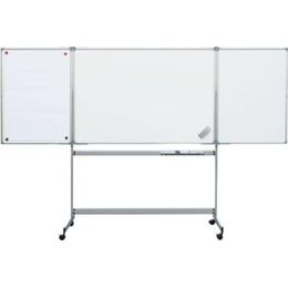Maul Whiteboard Klapptafel, 2 Fl&uuml;gel, mobil, 1500 x 1000 mm