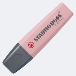 Stabilo&reg; BOSS ORIGINAL Textmarker NatureCOLORS Wildflower, Keilspitze, Strichst&auml;rke 2-5 mm, Schreibfarbe pink, Anti-Dry-Out Technologie, 1 St&uuml;ck