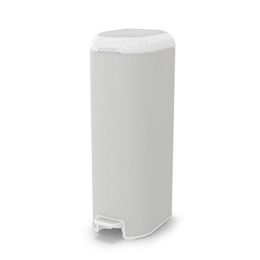 Angelcare Windeleimer Diaper Genie, Hellgrau, Metall, Kunststoff, 23x68.6x32.8 cm, mit Nachf&uuml;llkassette, Pflegen, Wickeln, Windeleimer