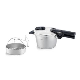 Fissler Schnellkochtopf Vitaquick&reg; Premium satiniert, Silber, Edelstahl, Metall, 2.5 L, 16.5 cm, Druckregelventil, Sicherheitsventil, Kochen, T&ouml;pfe, Schnellkocht&ouml;pfe