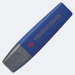Stabilo&reg; BOSS ORIGINAL Textmarker NatureCOLORS Wildflower, Keilspitze, Strichst&auml;rke 2-5 mm, Schreibfarbe blau, Anti-Dry-Out Technologie, 1 St&uuml;ck