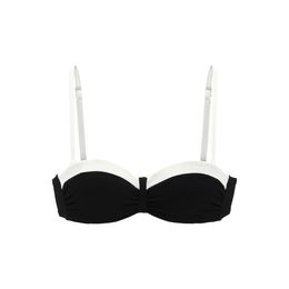 Lascana Bikinitop Damen Gr&ouml;&szlig;e 80 schwarz / wei&szlig;