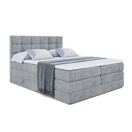 BOXSPRINGBETT APO KING - 120 x 200 - H3/H4 - Grau