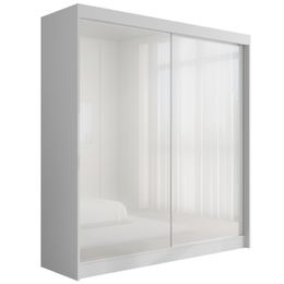 KLEIDERSCHRANK PEKA - 200 cm - Wei&szlig;