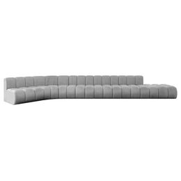 ECKSOFA modulares Sofa Brilo-L3 - 562x174x70 cm Grau