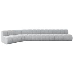 ECKSOFA modulares Sofa Montra-L3 - 472x174x70 cm Grau