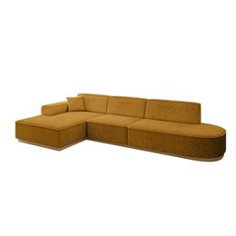 ECKSOFA Ottomane Links IREA-L2-v2 - 327x165x80 cm Senfgelb