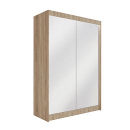 KLEIDERSCHRANK AMOHA mit LED - 150 cm - Sonoma Eiche