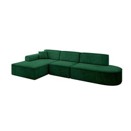 ECKSOFA Ottomane Links IREA-L2-v3 - 328x171x79 cm Gr&uuml;n