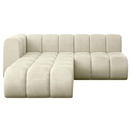 ECKSOFA modulares Sofa Darnel-L1 - 205x177x70 cm Beige