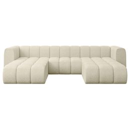 WOHNLANDSCHAFT modulares Sofa Joren-U1 - 319x177x70 cm Beige