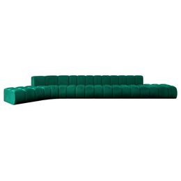 ECKSOFA modulares Sofa Solven-L3 - 562x174x70 cm Gr&uuml;n