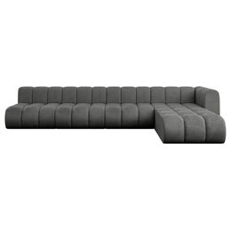 ECKSOFA modulares Sofa Darnel-L3 - 387x177x70 cm Dunkelgrau