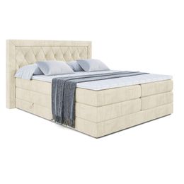 BOXSPRINGBETT NOEL KING - 180 x 200 - H3/H4 - Beige
