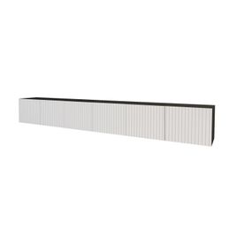 LOWBOARD KITO-W 3x100x40x40 cm - Schwarz / Wei&szlig;