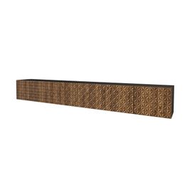 LOWBOARD VIRA-W 3x100x40x40 cm - Schwarz / Katania
