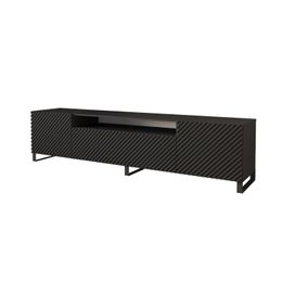 LOWBOARD ZENO-S 200x53x41 cm - Schwarz