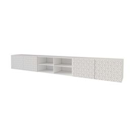 LOWBOARD VIRA-W 3x100x40x40 cm - Wei&szlig;