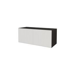 LOWBOARD NOA-2-W 100x40x40 cm - Schwarz / Wei&szlig;