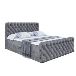 BOXBETT BOXI8-Z - 140x200 cm - H3 - Dunkelgrau