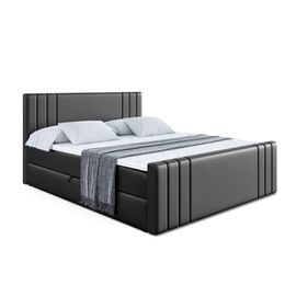 BOXBETT CELESTIA-Z - 140x200 cm - H3 - Schwarz Hochglanz