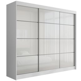 KLEIDERSCHRANK PEKA III - 250 cm - Wei&szlig;