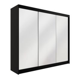 KLEIDERSCHRANK AMOHA - 250 cm - Schwarz
