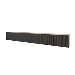 LOWBOARD NOA-2-W 3x100x40x40 cm - Artisan / Schwarz