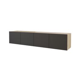 LOWBOARD ELIO-W 2x100x40x40 cm - Artisan / Schwarz