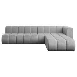 ECKSOFA modulares Sofa Darnel-L2 - 296x177x70 cm Grau