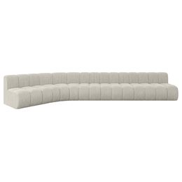 ECKSOFA modulares Sofa Montra-L3 - 472x174x70 cm Creme