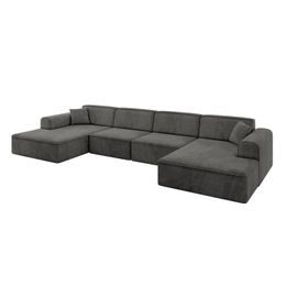 WOHNLANDSCHAFT IREA-U2-v3 - 386x165x77 cm Ecru