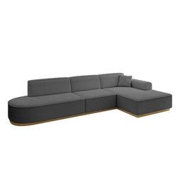 ECKSOFA Ottomane Rechts IREA-L2-v2 - 327x165x80 cm Grau