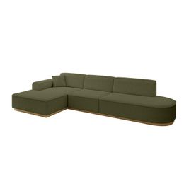 ECKSOFA Ottomane Links IREA-L2-v2 - 327x165x80 cm Gr&uuml;n