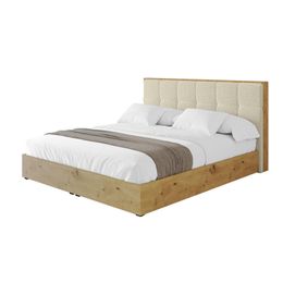 POLSTERBETT mit Bettkasten und Lattenrost, Boxbett ohne Matratze - ENZO7 140x200