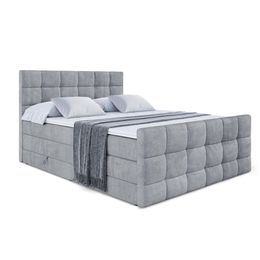 BOXSPRINGBETT APO-Z KING - 200 x 200 - H3/H4 - Grau