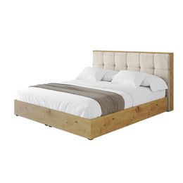 POLSTERBETT mit Bettkasten und Lattenrost, Bett mit Matratze H3/H4 - ENZO7 140x200