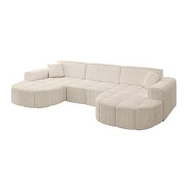 WOHNLANDSCHAFT LIVO-U1 - 315x173x79,5 cm Beige