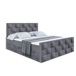 BOXBETT ZAFIRA - 140x200 - H3 - Dunkelgrau